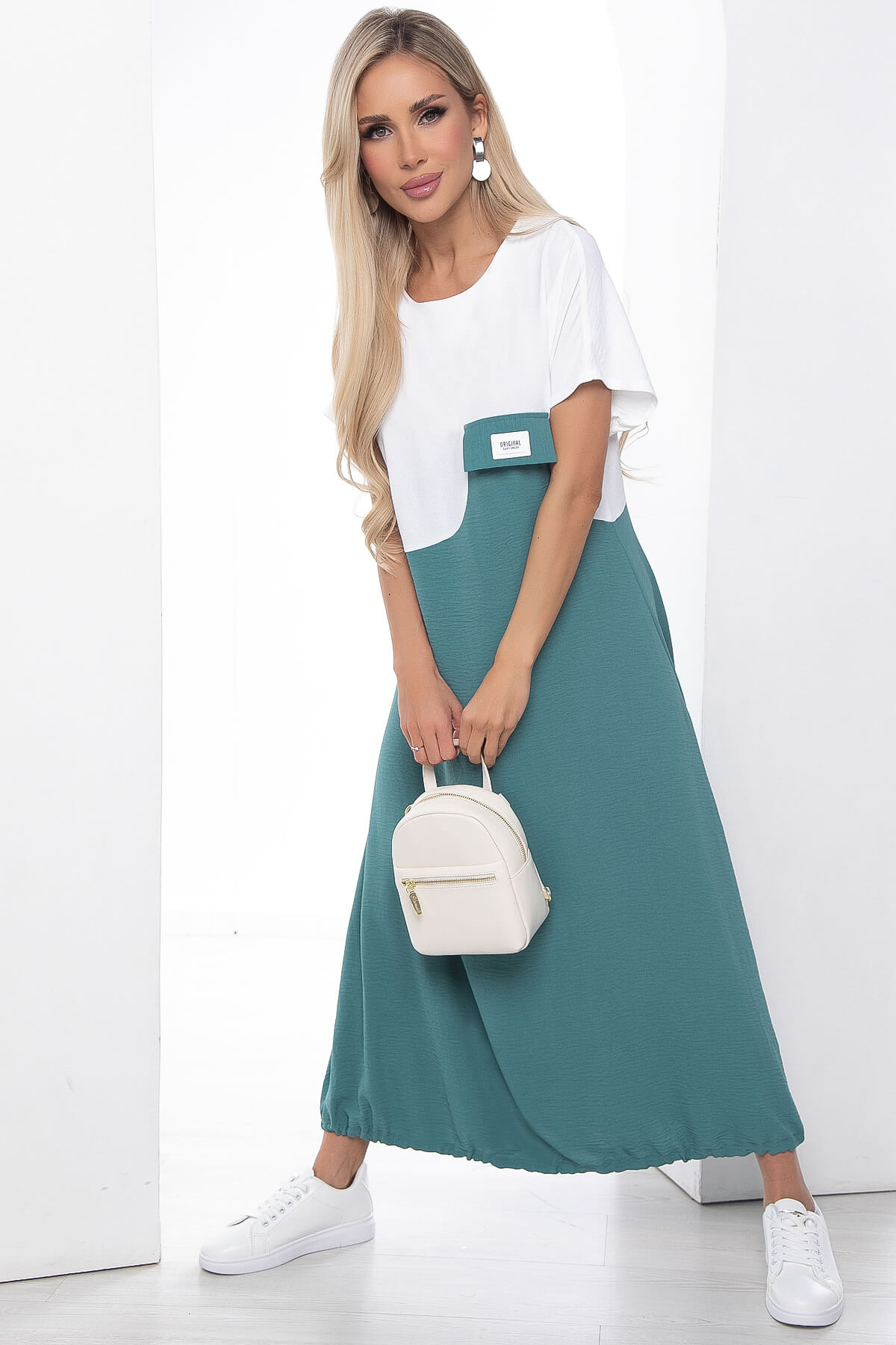 Платье "Скай" (олива) П8932 оптом от LT Collection